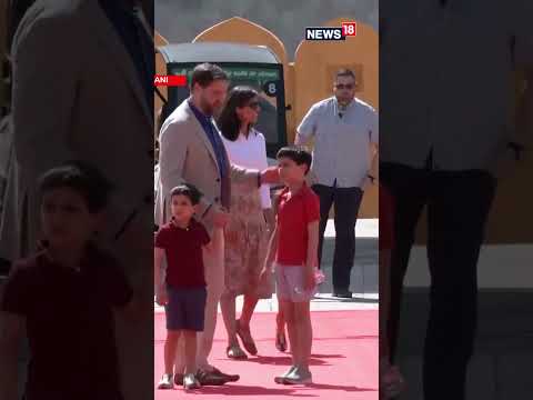 Royal Welcome! VP JD Vance, Second Lady Usha Vance & Kids Experience the Magic of Jaipur Amber Fort