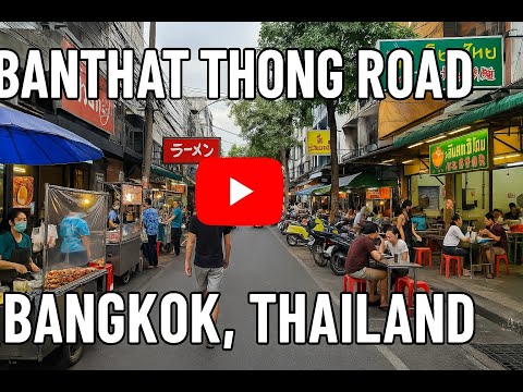 Is This Bangkok’s Best Street Food Spot? BanThat Thong Road Tour!