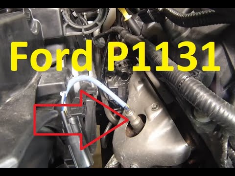 How to Fix Ford P1131 Code Lack of Upstream Heated Oxygen Sensor Switch Sensor Indicates Lean Bank 1