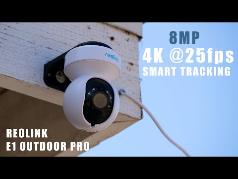 Reolink E1 outdoor Pro WiFi 4K Security Camera | Smart Auto Tracking!