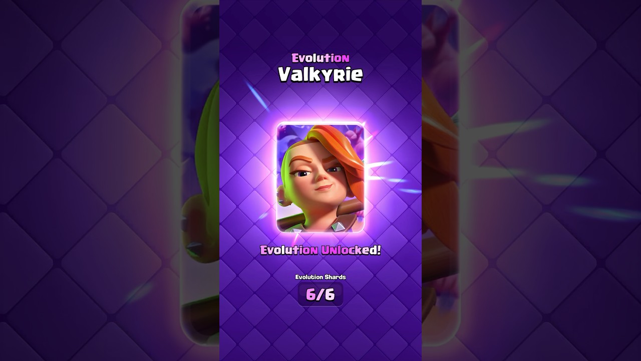 Full Evolution Valkyrie Guide #clashroyale #shorts