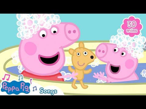 🎶 Bath Time Bubbles Song + More Nursery Rhymes for Kids | Kids Songs | Peppa Pig Music Official 🐷