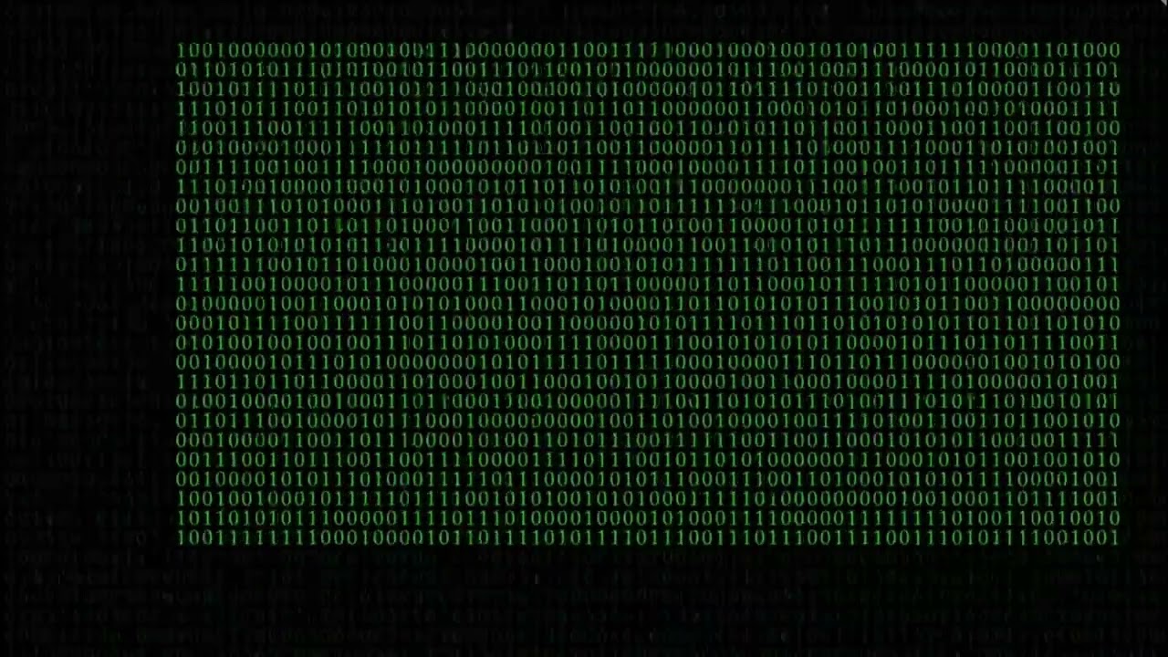 Binary Digits Green Screen Free to use | Computer Graphics | Digital Logic |Algorithm | zero and one