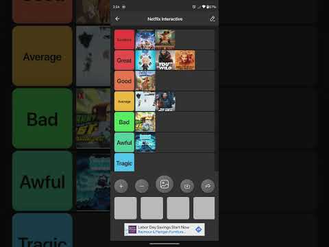 Netflix Interactive Tier List Part 2