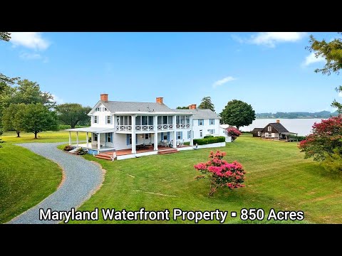 Maryland Farms For Sale | 848 Acres | Maryland Land For Sale | Maryland Waterfront Log Cabins