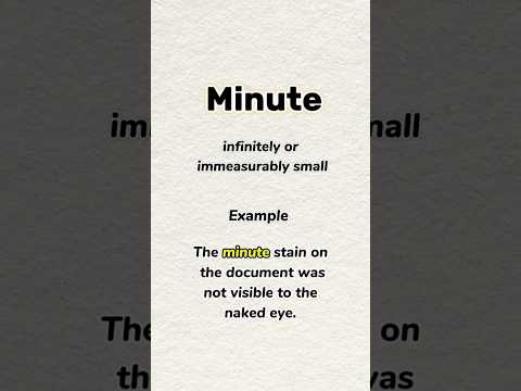 Minute | meaning | example | #pronounce #howtopronounce #english #shorts @wordsofwisdomstories