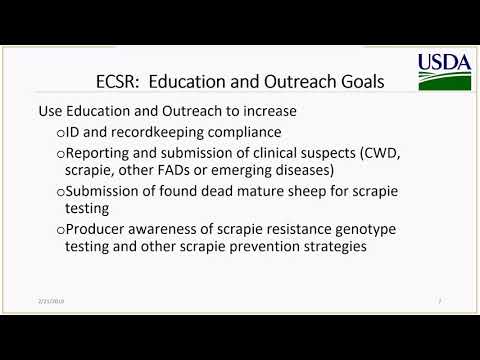Sheep Goat Cervid Equine Webinar