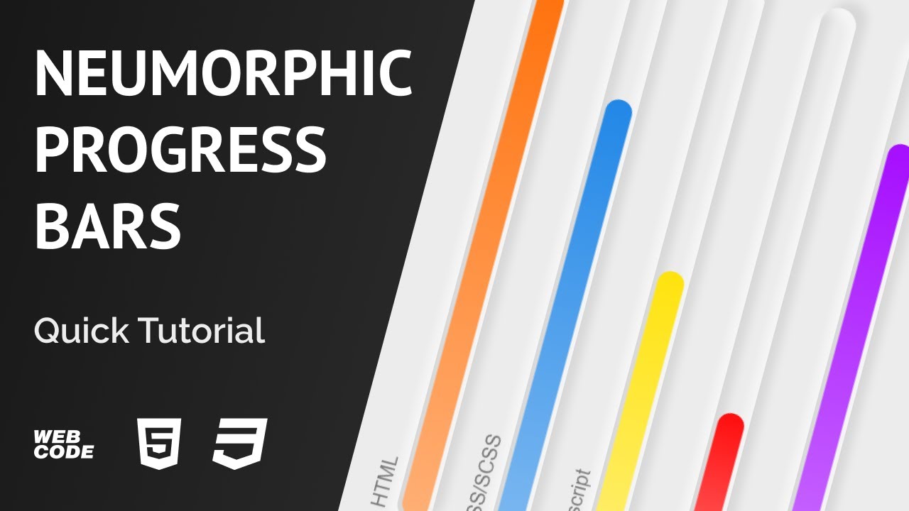 HTML | CSS Neumorphic Progress Bars (Quick Tutorial)