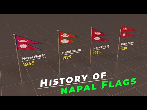 History of Nepal Flag | Evolution of Nepal flag | Flags of the world