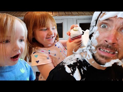 Adleyโs HAiR SALON and SPA โ๏ธ Dad gets a Makeover!! first haircut, shaving cream, and luxury wash!