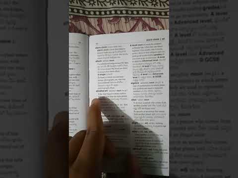 how to read a oxford dictionary