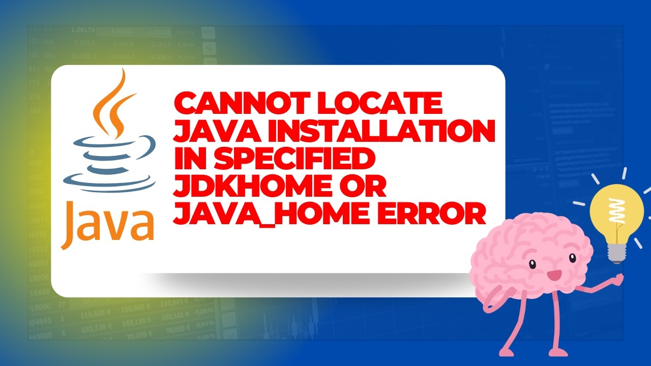 Cannot locate Java Installation In Specified jdkhome or JAVA_HOME ERROR SOLVED | Free Java Tutorial