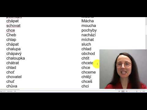 Czech Sounds ch and c