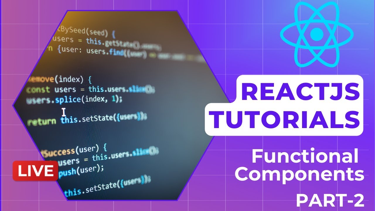 ReactJS Tutorial for Beginners | How To Create Functional Components | ReactJs tutorial #2