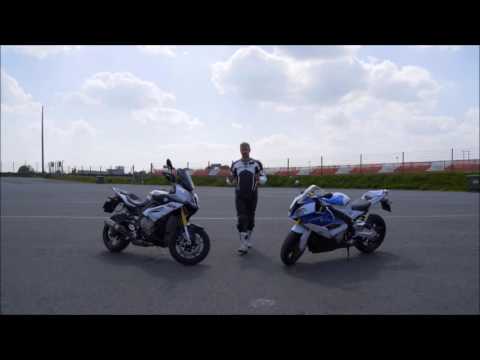 BMW S1000RR vs S1000XR on track review