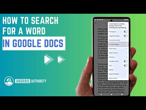How To Search For a Word On Google Docs