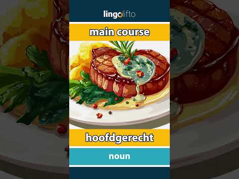 🇬🇧🇳🇱 main course - hoofdgerecht : learn English : laten we Engels leren : vocabulary builder