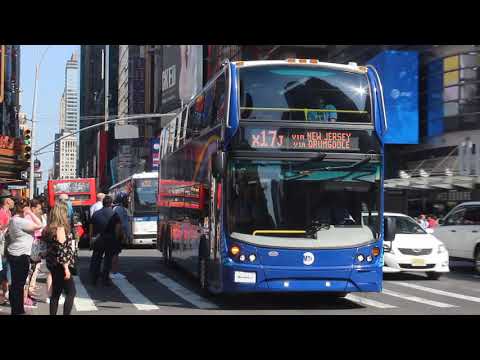 MTA New York City Bus # 0022 (demo double decker) on the X17J