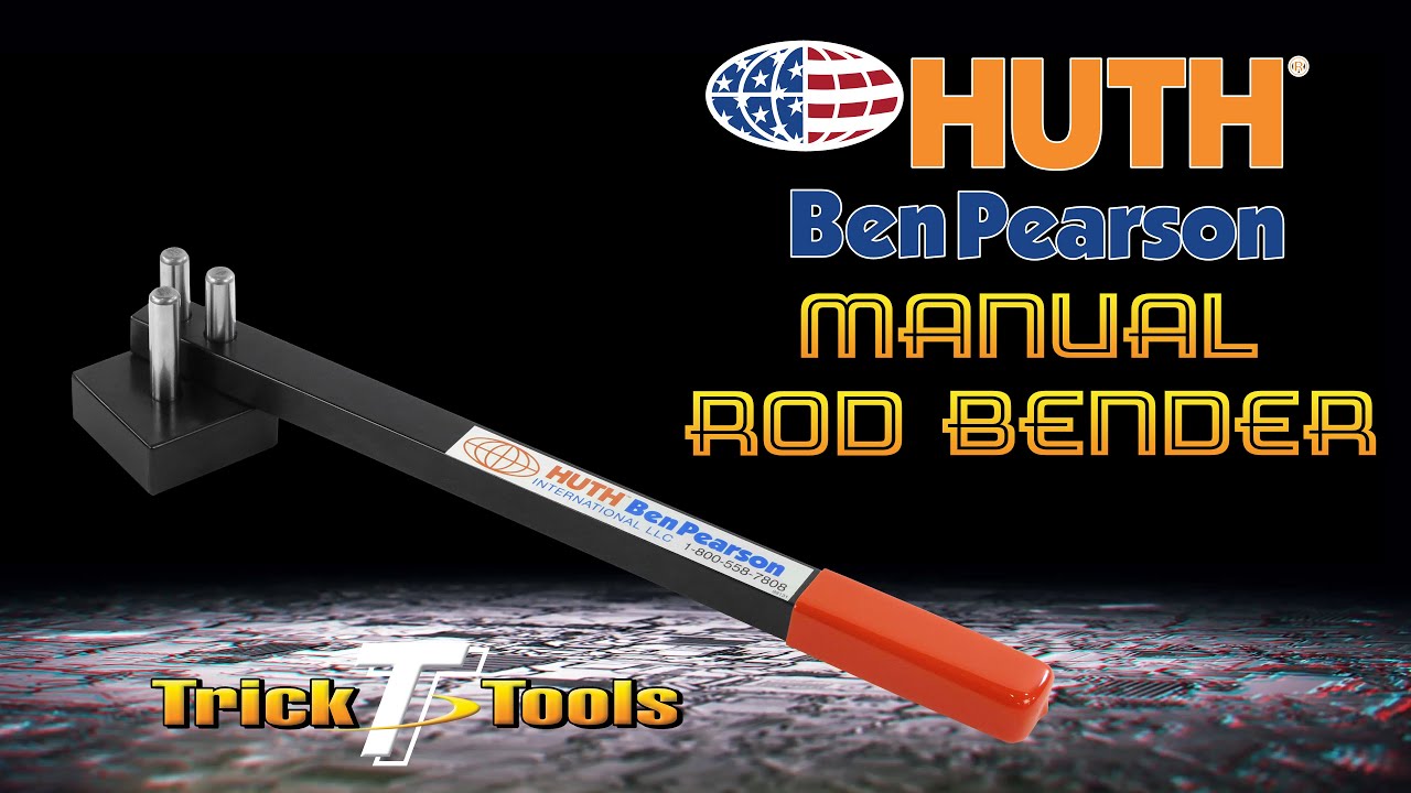 Huth Manual Rod Bender Demonstration - Trick-Tools.com