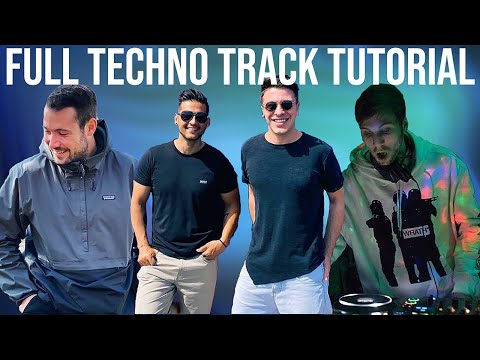 NEW FULL Track 1605 Techno Tutorial (Space 92, Cosmic Boys, Julien Earle Style) +Samples