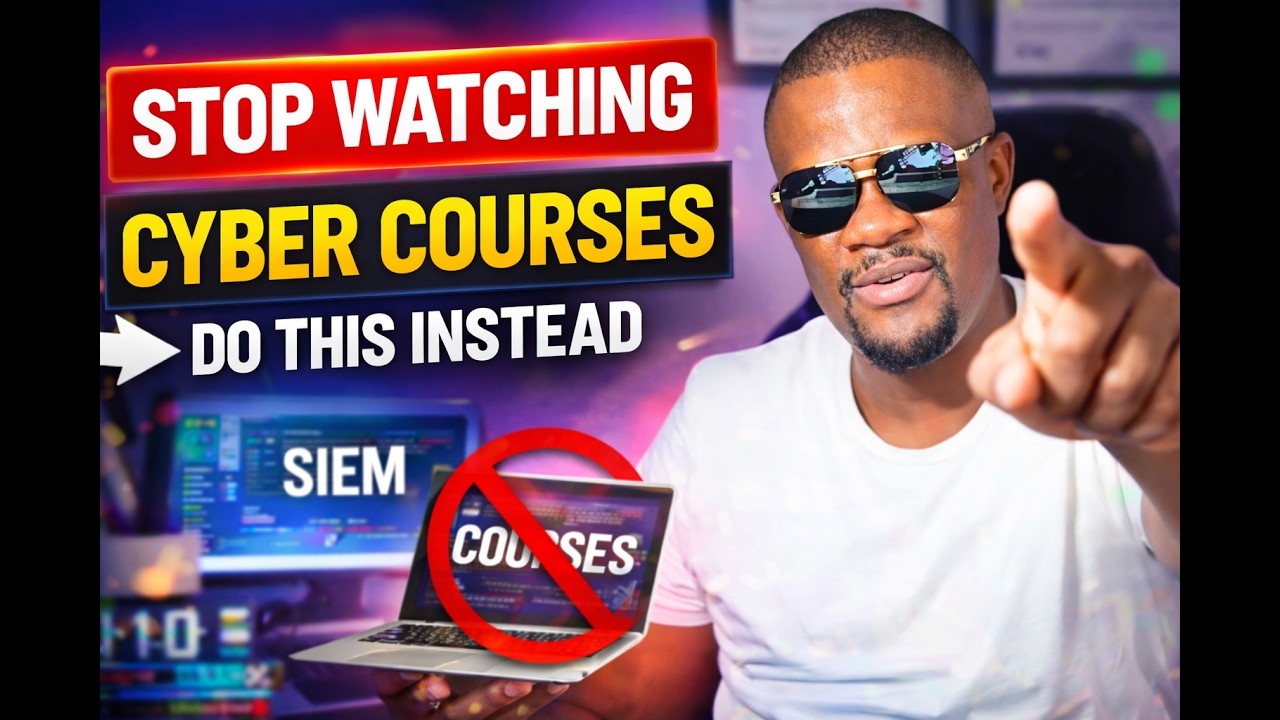 STOP Watching Cyber Courses – Do This Instead (Why You’re Not Improving in Cybersecurity)