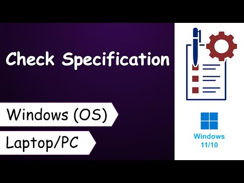 How to Check System Specifications Information on Windows 11/10 | Device & Windows Specifications