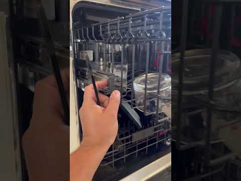 How to remove top dishwasher rack easy!