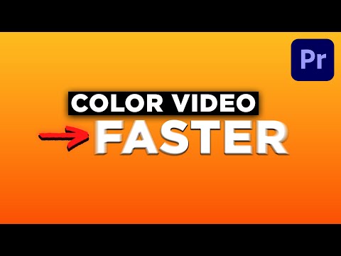 How to Color Correct or Grade Faster in Premiere Pro #shorts
