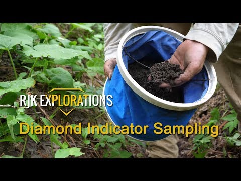 The Tiffany Trench, Sampling for Diamond Indicator Minerals