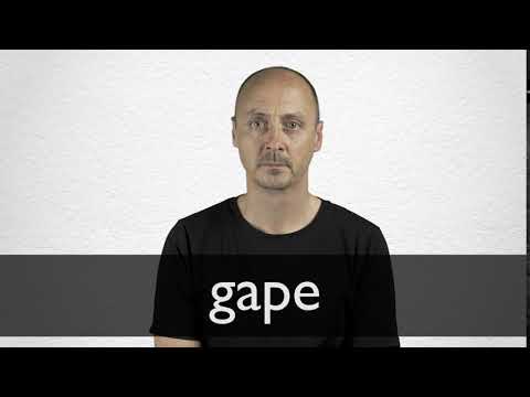 GAPE 释义 | 柯林斯英语词典