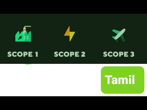 Scope 1, Scope 2, Scope 3 Carbon Emission | Towards Net Zero & Carbon Neutrality | Tamil