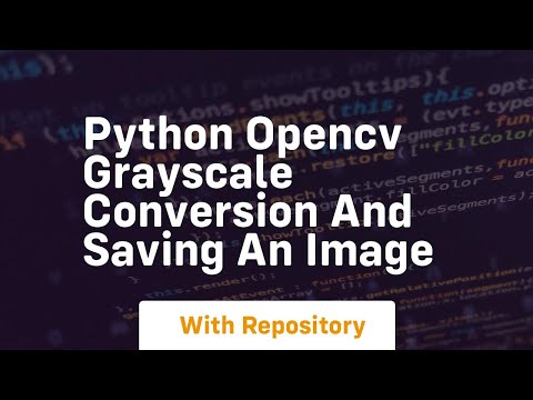 Python opencv grayscale conversion and saving an image