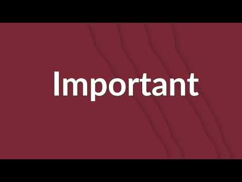 How to Pronounce Important with the American Accent
