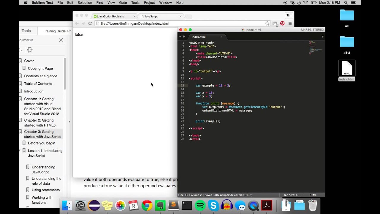 Boolean type (JavaScript)