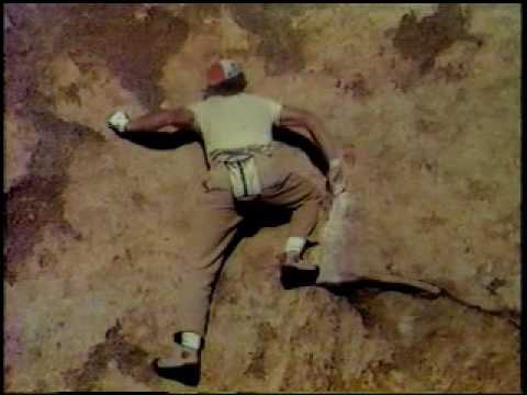 Joshua Tree bouldering, the Button High
