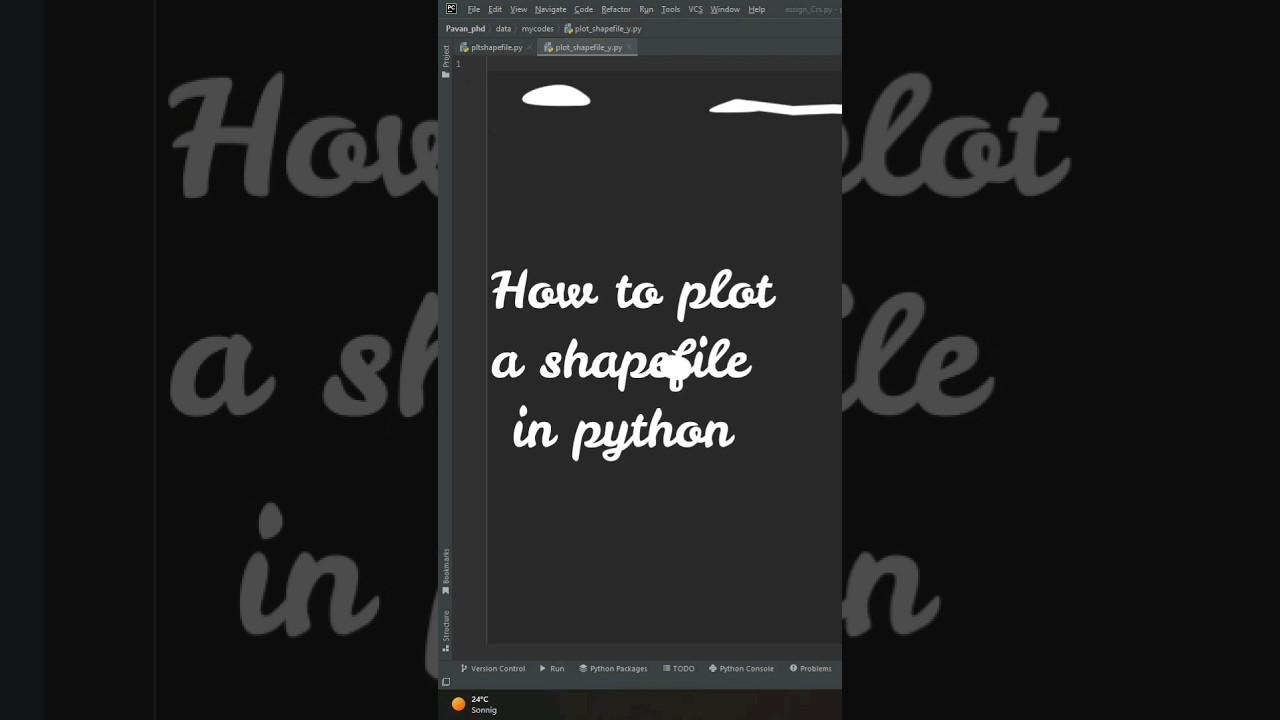 How to plot shapefile in Python
