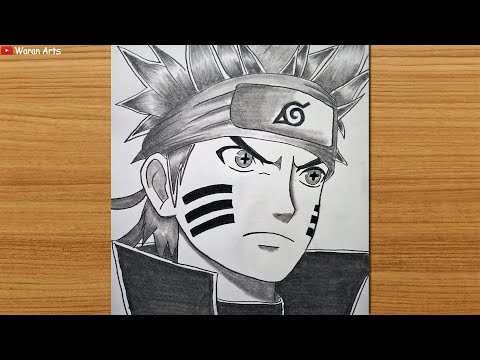 Easy Anime Drawing || How to Draw Naruto step-by-step || Easy Drawing for Beginners