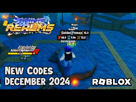 Roblox Anime Realms New Codes December 2024