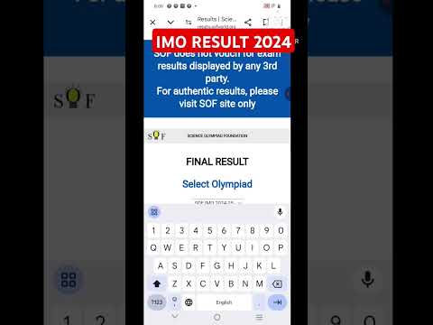 IMO RESULT 2024- 25 #imo olympiad
