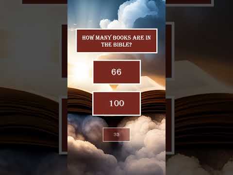How many books are in the Bible?