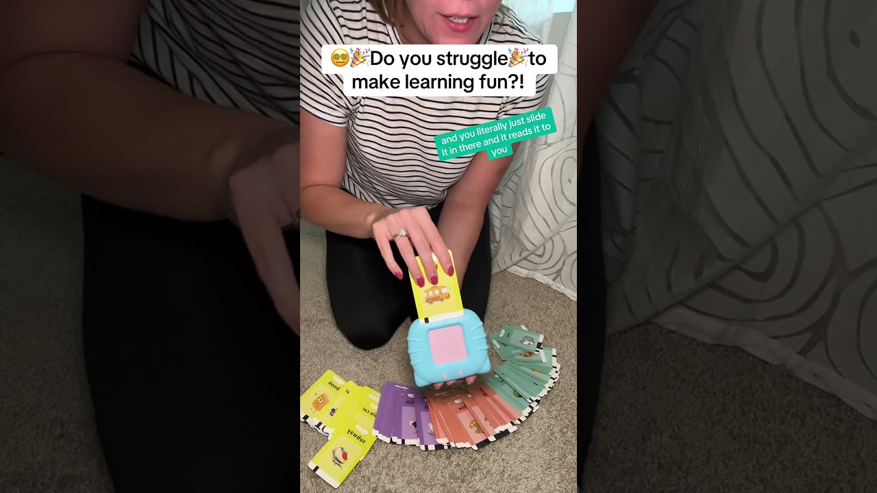 Boost Toddler Learning with Interactive Flash Cards! #ToddlerLearning