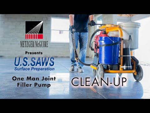 U.S. Saws Q&A - One Man Joint Filler Pump - Clean-Up