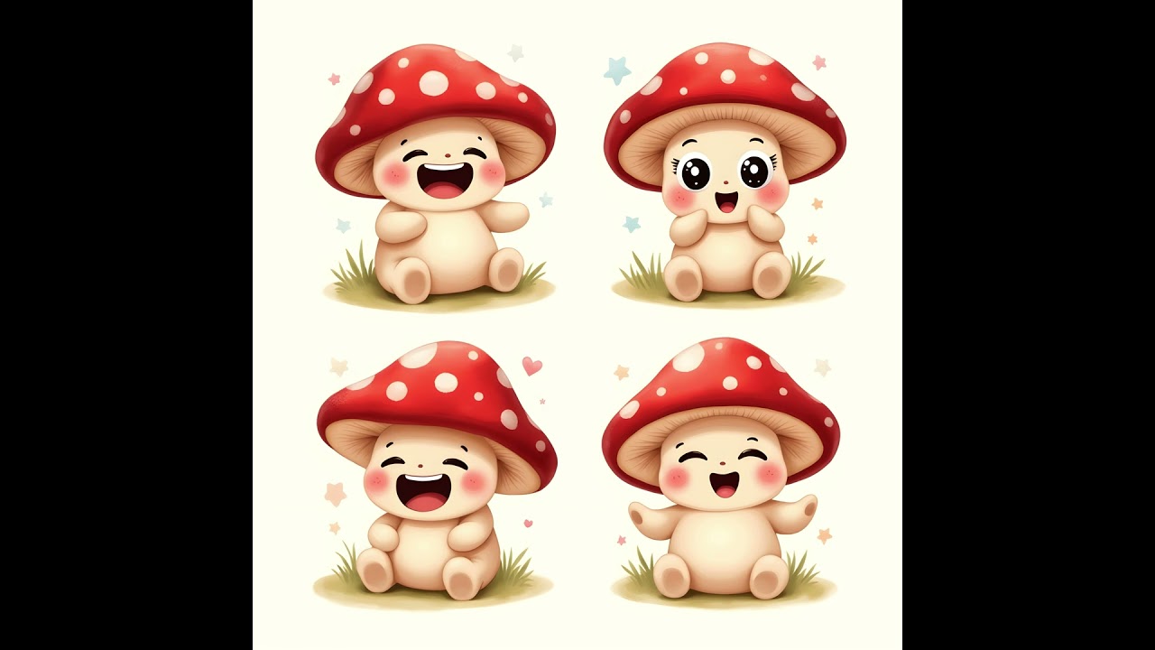 I've created mushroom clip art. I need your opinion about it #shorts