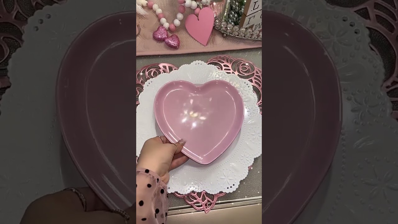 Valentine’s Decor ♥️✨ Decoracion de s Valentín 💖🌷 #table #ideas #decor