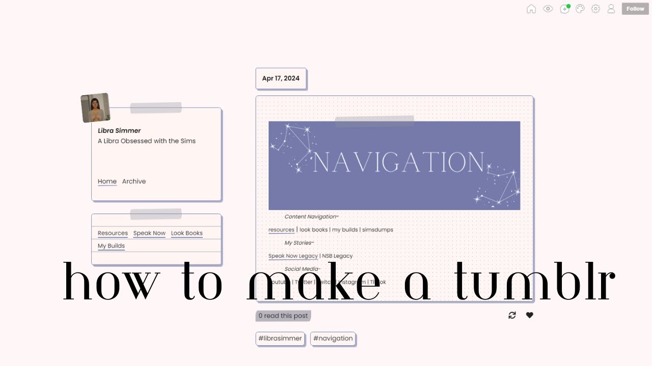 How to make a Tumblr Aesthetically| Simblr