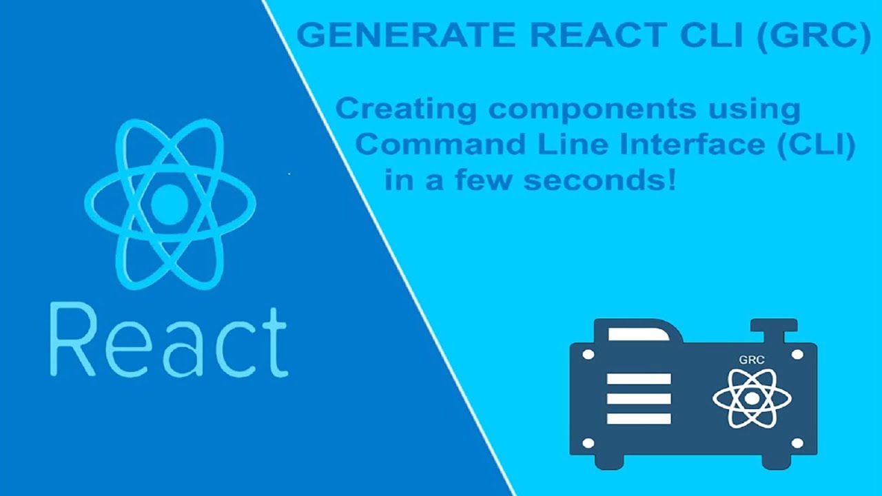 Generate React component using Command Line Interface (CLI) | GRC library