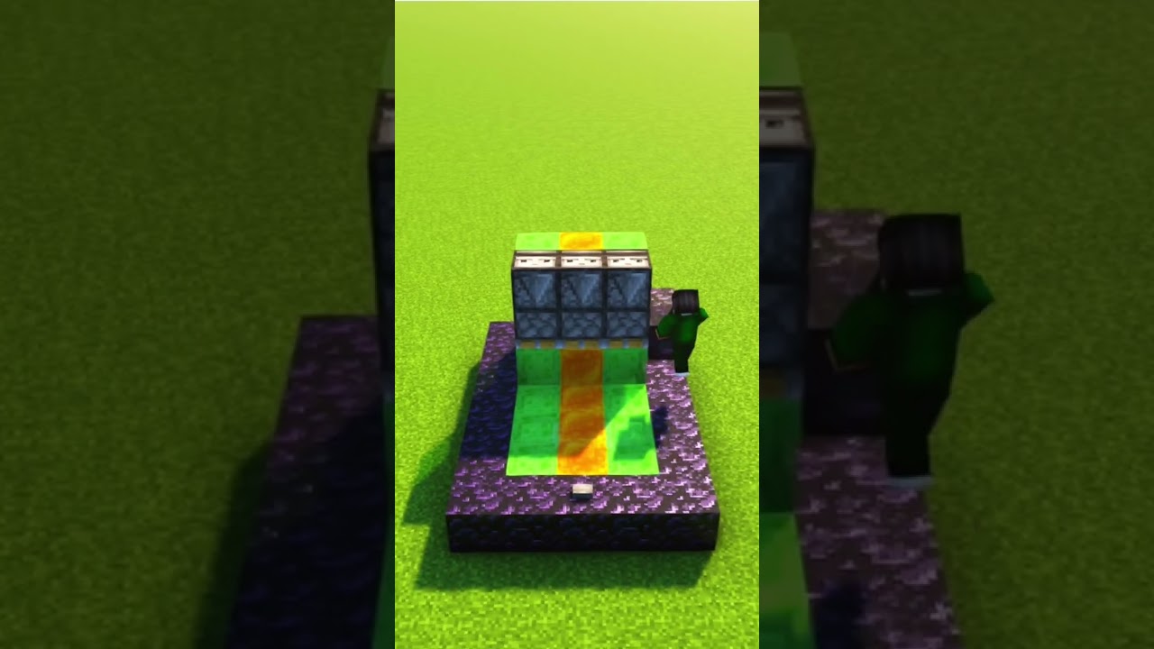 Cool 3x3 Elevator in Minecraft! #shorts