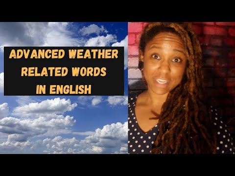 Learn Advanced Weather Vocabulary in English