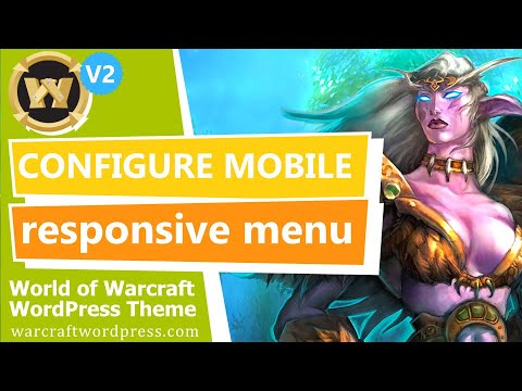 Mobile Menu - Warcraft Wordpress