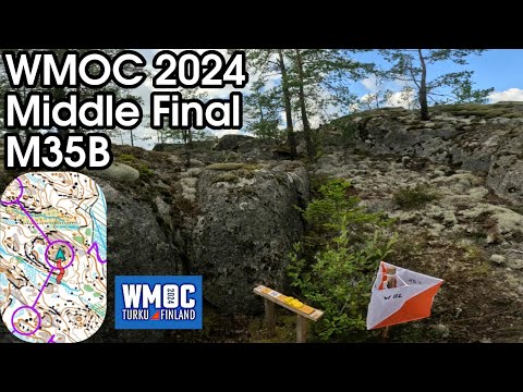 WMOC 7.8.2024 Middle Final: M35B 4,3 km | Sauvo, Finland